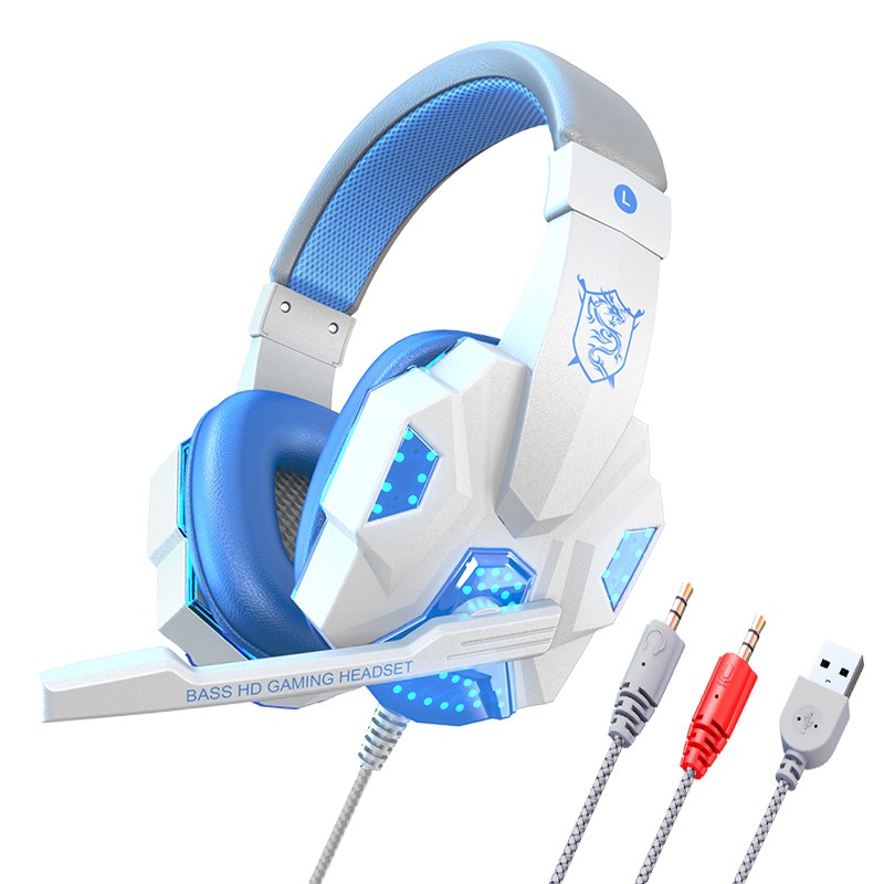 Tai nghe gaming SY-T830 kết nối bằng Bluetooth và cổng AUX 3.5mm có đèn ...