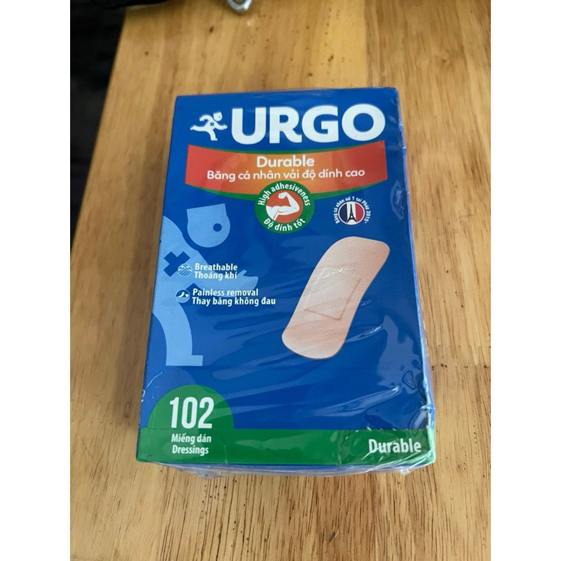combo 10 -20 miếng Băngg cá nhân Urgo Durable 102 miếng/hộp | Shopee ...