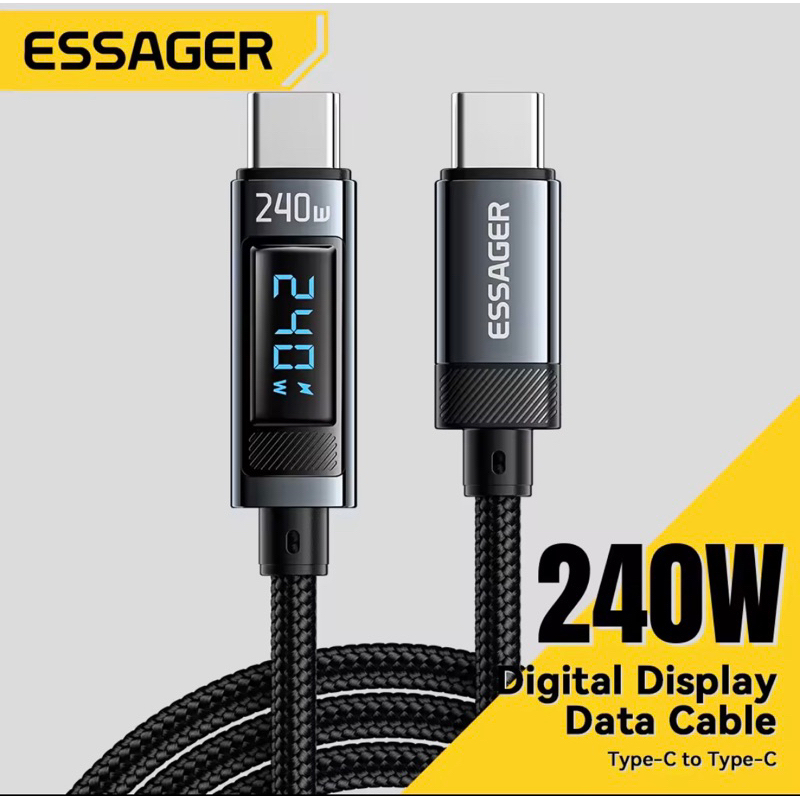 ( Cáp Sạc Nhanh Type-C PD 240W Essager ) Cáp Sạc Nhanh PD 240W Type-C ...