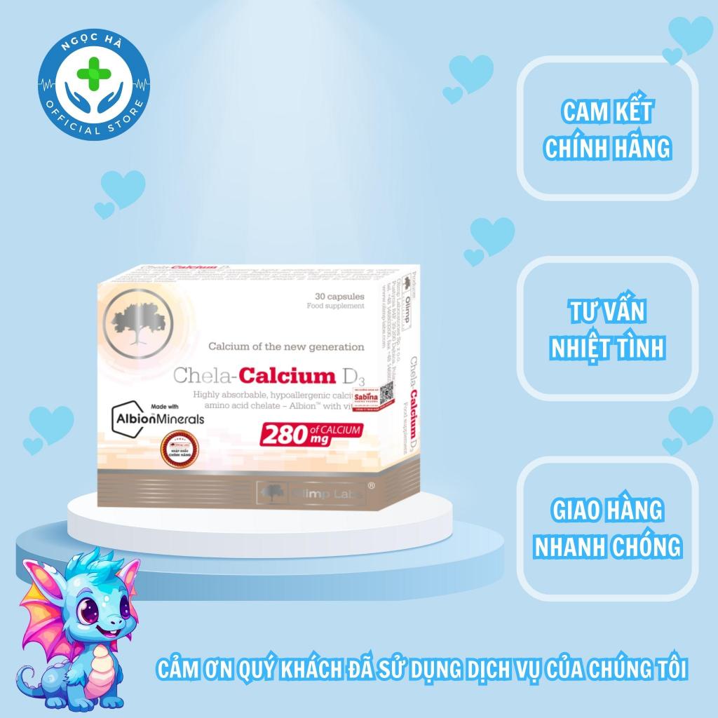 Canxi Chela Calcium D3 ( Olimp labs) Canxi cho bà bầu, bổ sung canxi và vitamin D3 | Shopee Việt Nam