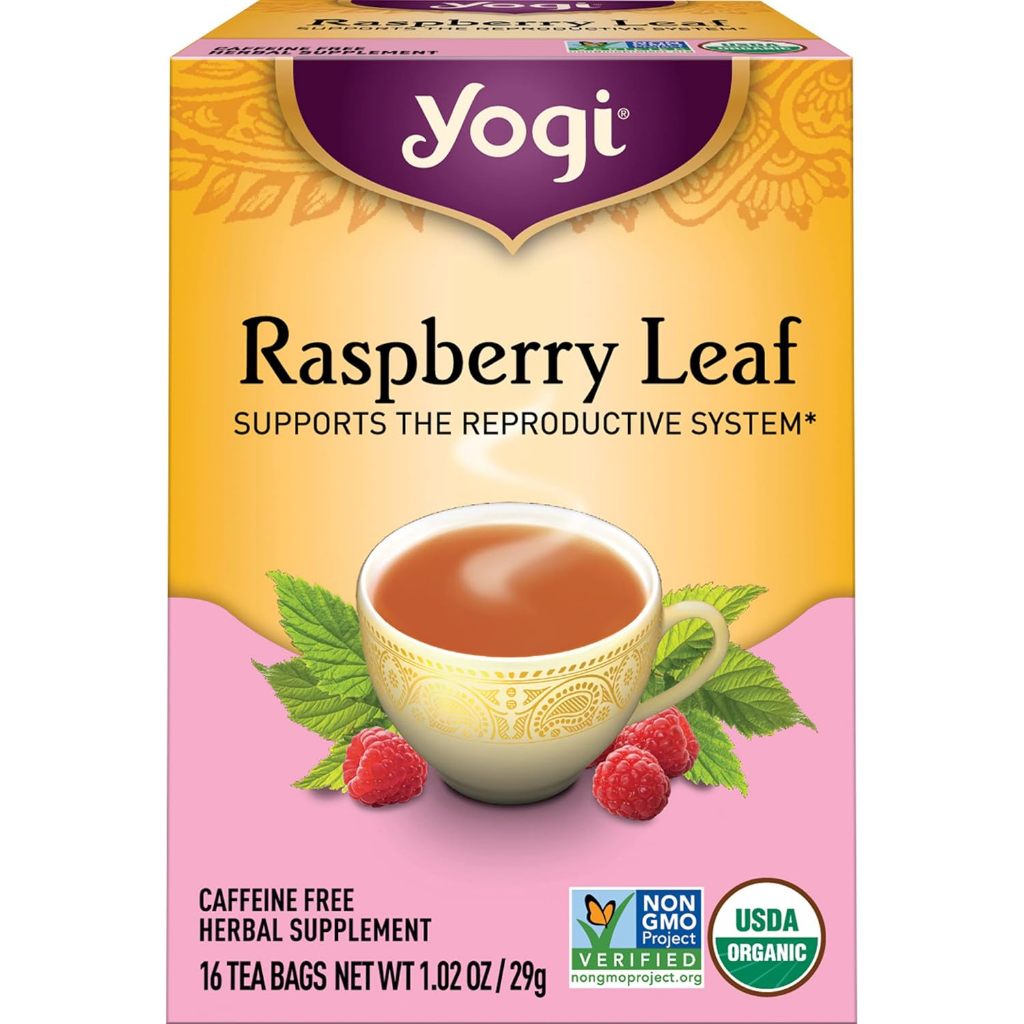 Trà lá mâm xôi hữu cơ (Organic Raspberry Leaf Tea) - Yogi - 16 gói ...