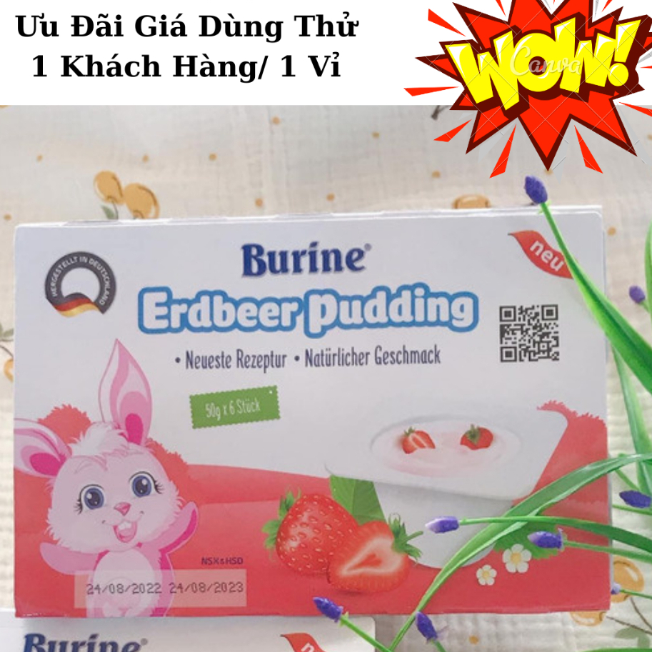 Cháo sữa Burine HiPP ăn dặm Pudding Dâu cung cấp Vitamin, Dưỡng Chất ...