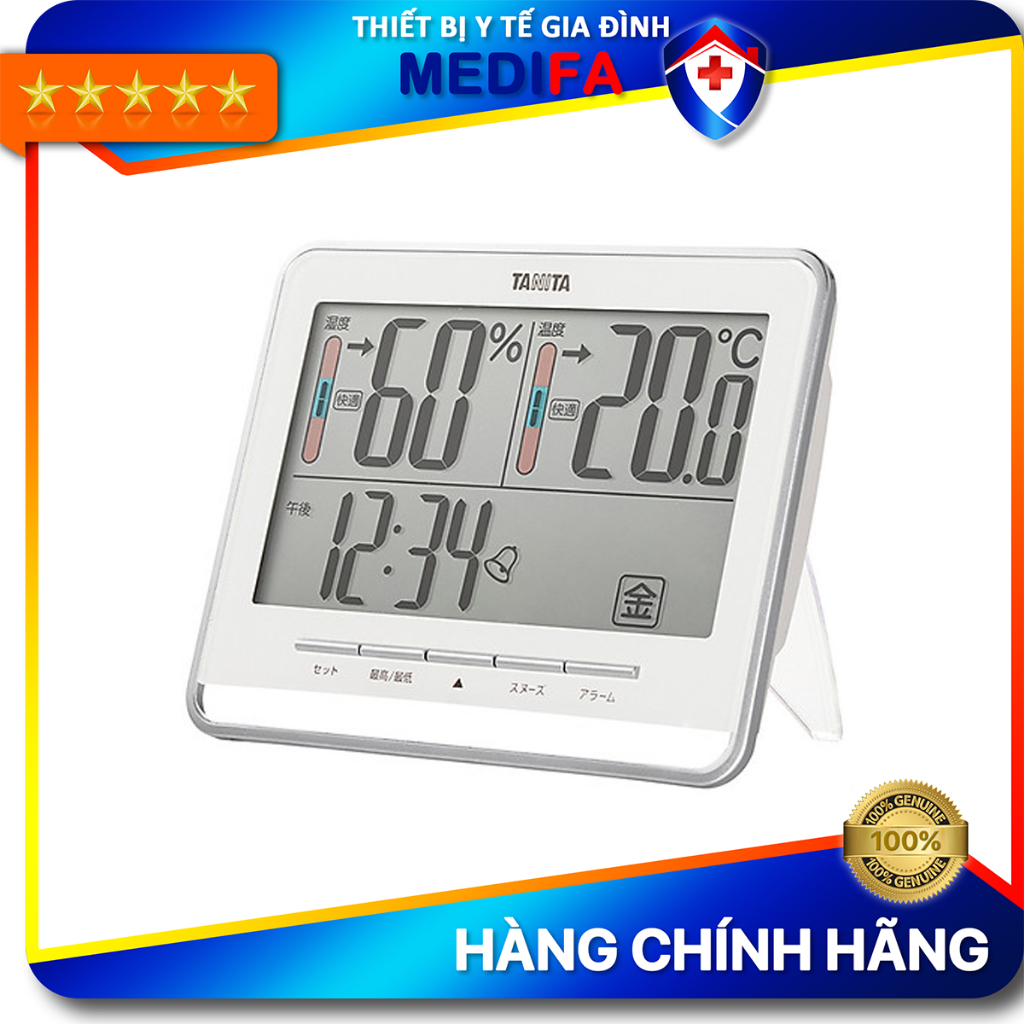 Nhiệt Ẩm Kế Điện Tử Tanita TT-538 Màn Hình LCD Rõ Ràng, Có Chuông Báo Thức | Shopee Việt Nam