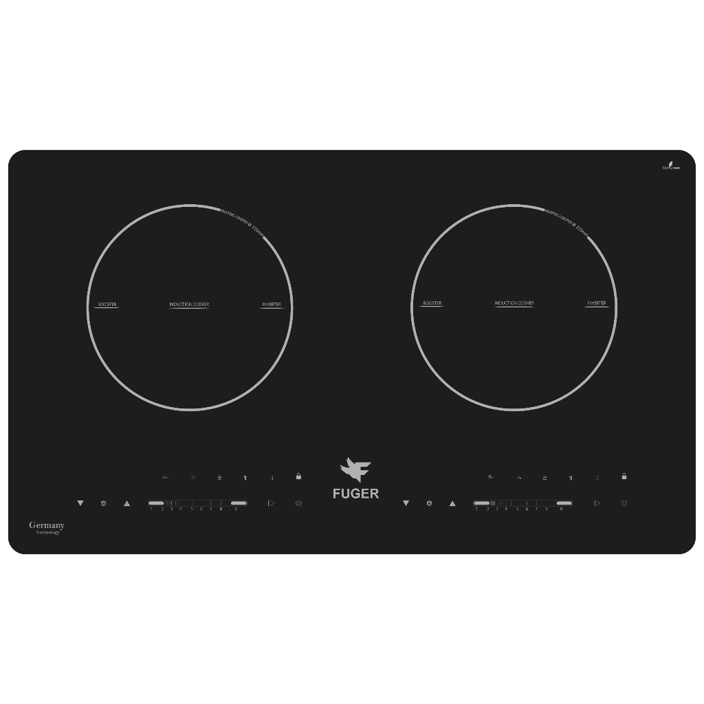 Bếp từ đôi âm Fuger FG 103BV/ Công nghệ inverter tiết kệm 35% điện năng ...