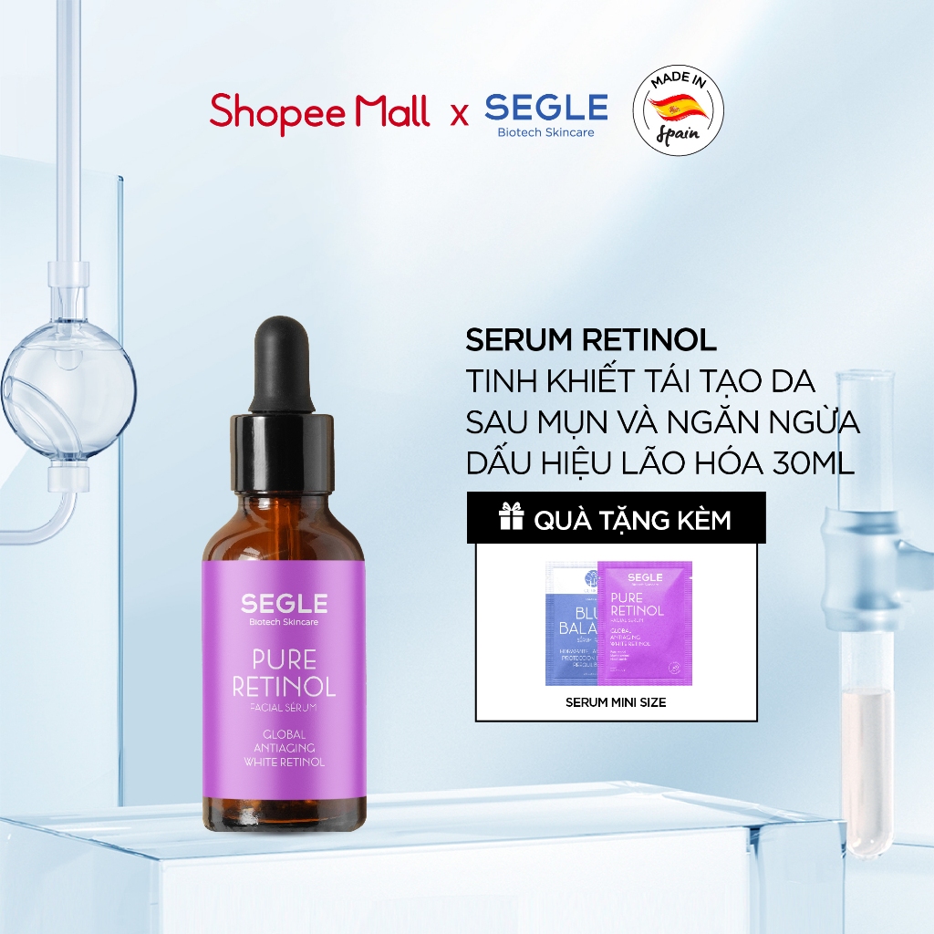 SEGLE PURE RETINOL FACIAL SERUM - Serum Retinol Tinh Khiết Tái Tạo Da ...