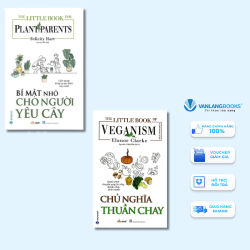 Sách - Combo 2 Cuốn The Little Book Bí Mật Nhỏ Cho Người Yêu Cây + Chủ Nghĩ Thuần Chay ...