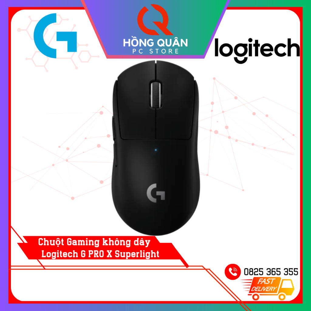 Chuột Gaming Không Dây Logitech G Pro X Superlight (63g/ 25600DPI/ Pin ...