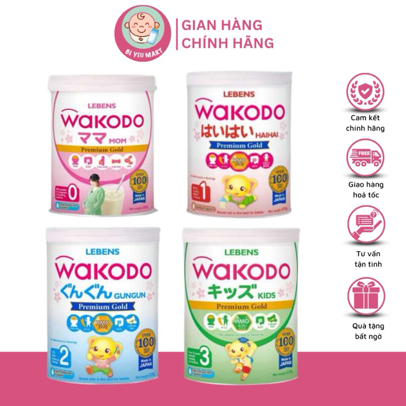 Sữa wakodo đủ số 0,1,2,3 830g | Shopee Việt Nam