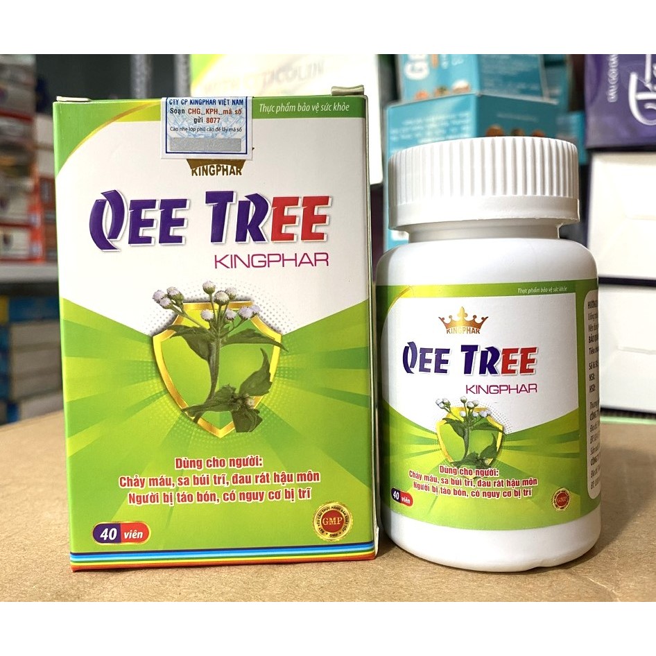Qee Tree Kingphar hỗ trợ làm giảm cho người bị bệnh trĩ, tăng sức bền ...
