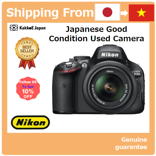 [Máy Ảnh Đã Qua Sử Dụng Tại Nhật Bản] Bộ Ống Kính Nikon D5100 18-55VR ...