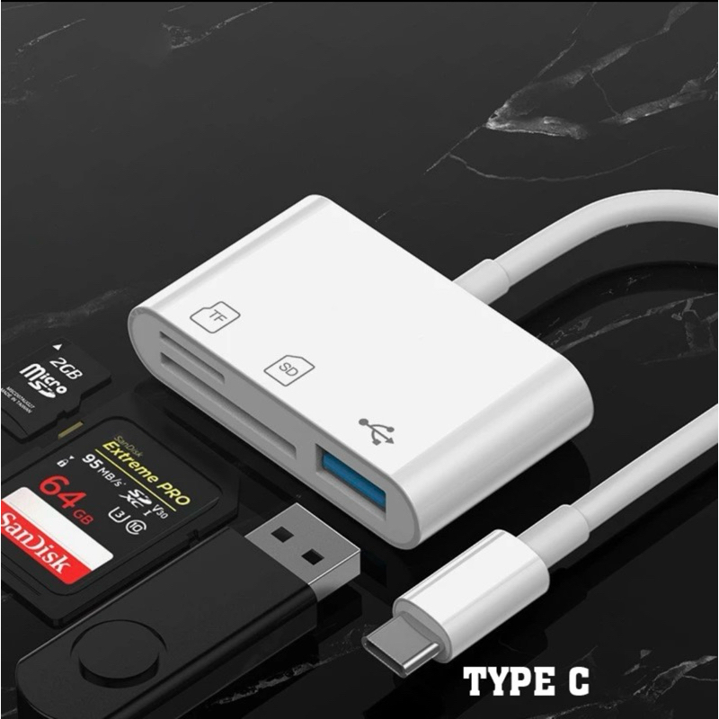 Đầu đọc thẻ nhớ cổng Micro USB/Type C cho Android, thẻ SD/micro SD/USB | Shopee Việt Nam