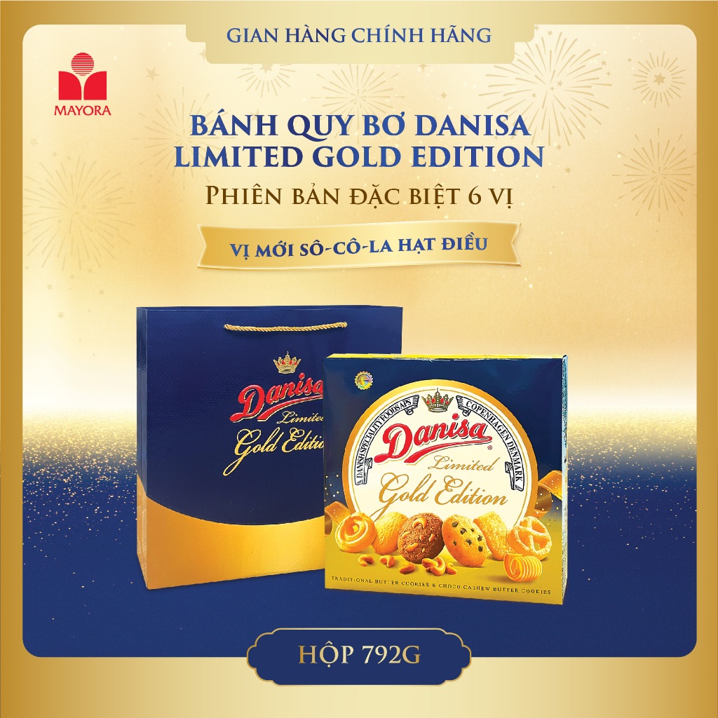 BÁNH QUY BƠ DANISA LIMITED GOLD EDITION - PHIÊN BẢN ĐẶC BIỆT 6 VỊ ...
