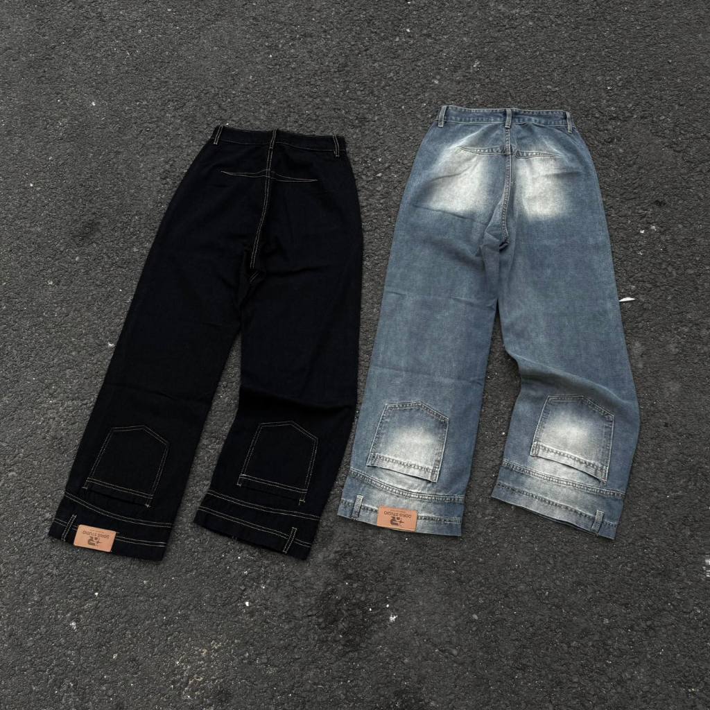 Quần jean DORIS UPSIDE DOWN PANTS | Shopee Việt Nam