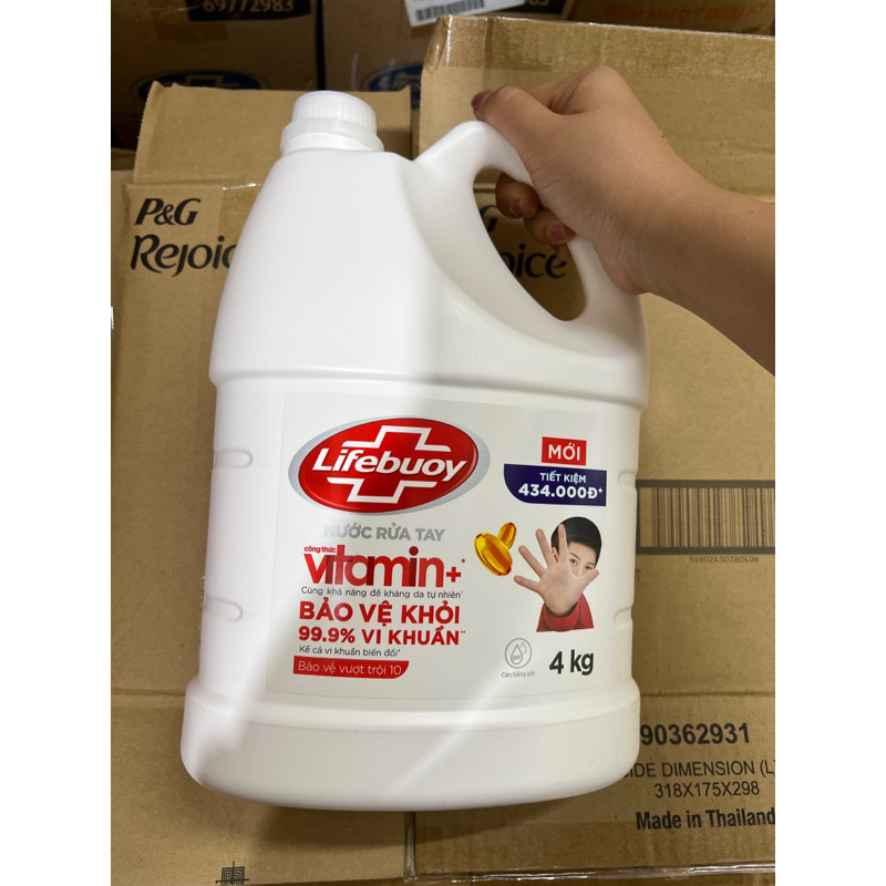 Nước rửa tay lifebuoy can 4KG 2 màu | Shopee Việt Nam