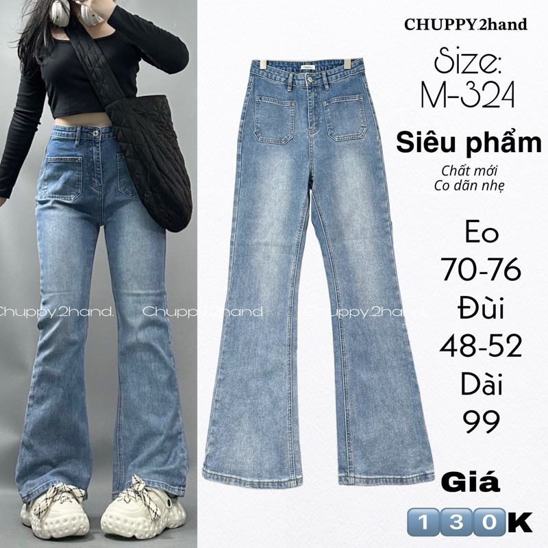 Quần Jean Bò 2Hand Tuyển Chọn CHUPPY.2hand M324 | Shopee Việt Nam