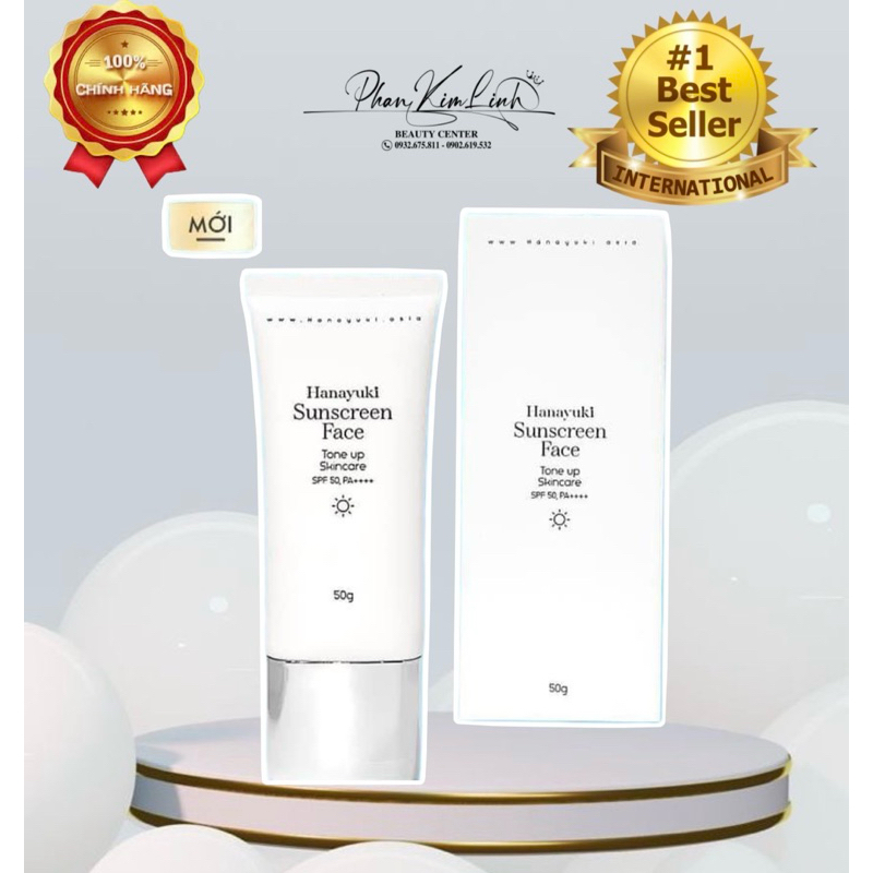 Kem face chống nắng hanayuki trắng chính hãng | Shopee Việt Nam