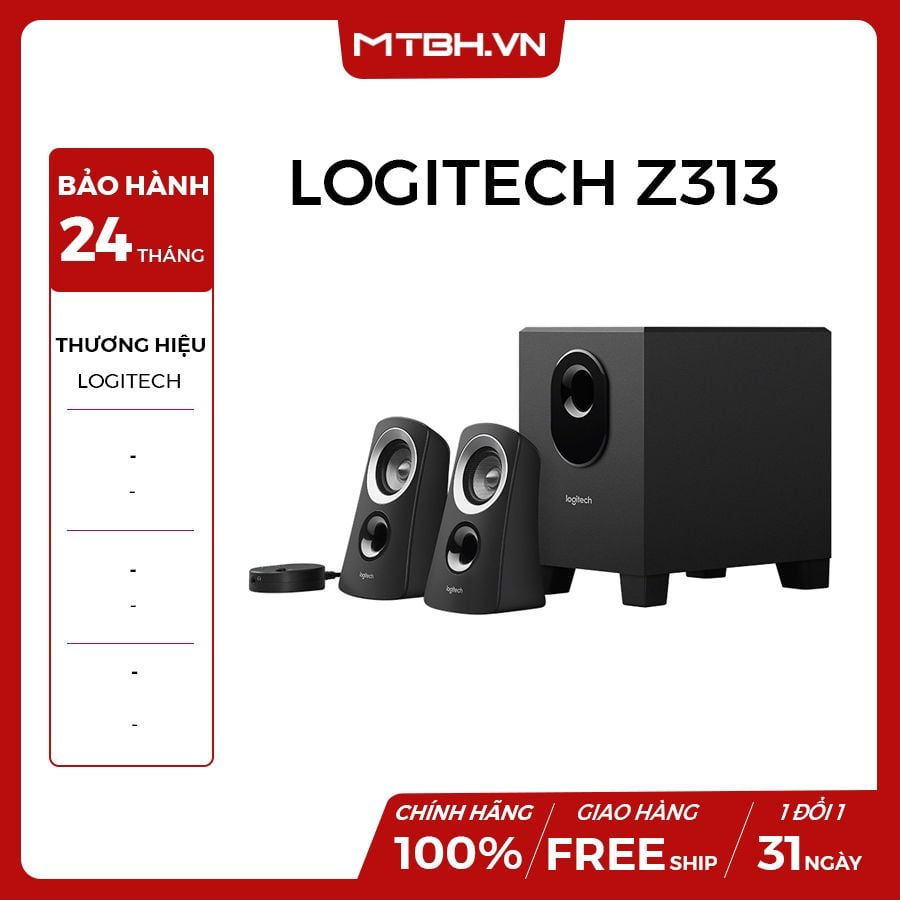 Loa Logitech Z313 50W 2.1 | Shopee Việt Nam