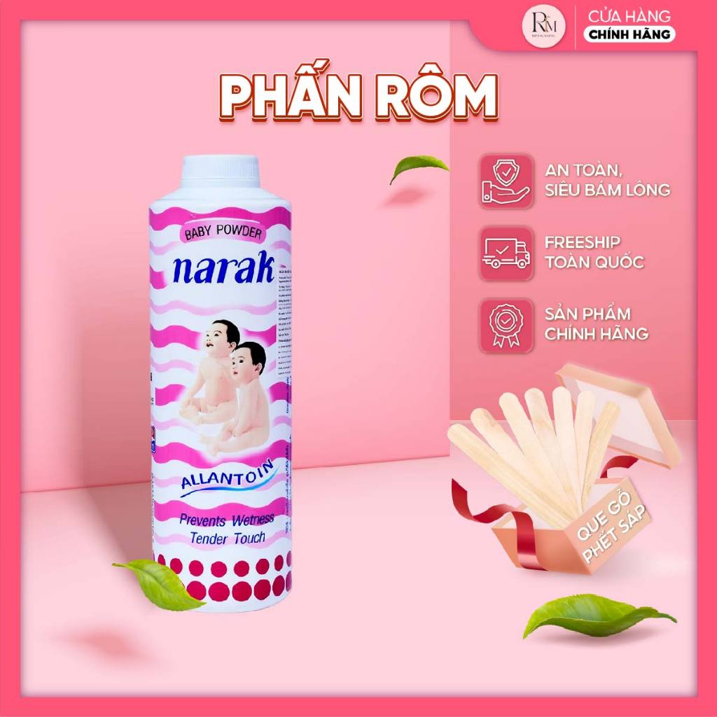 [CHE TÊN] Phấn Rôm Dùng Trước Khi Wax Lông Narak RIMWAXING 25Gr Giúp ...