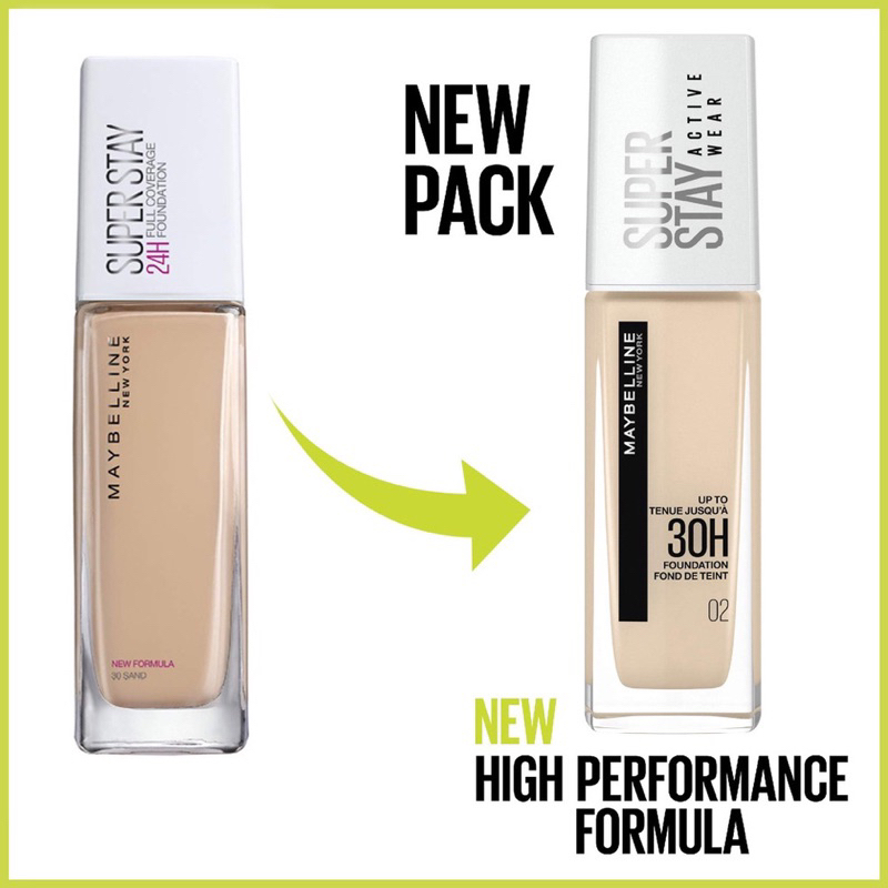Kem Nền Maybelline Nắp Trắng Lâu Trôi Superstay Long Lasting Full