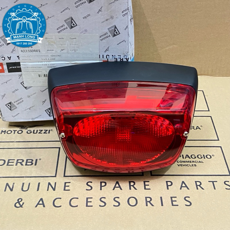 Đèn hậu Vespa LX, LXV, LT, S viền đen sport chính hãng 1D003763 ...