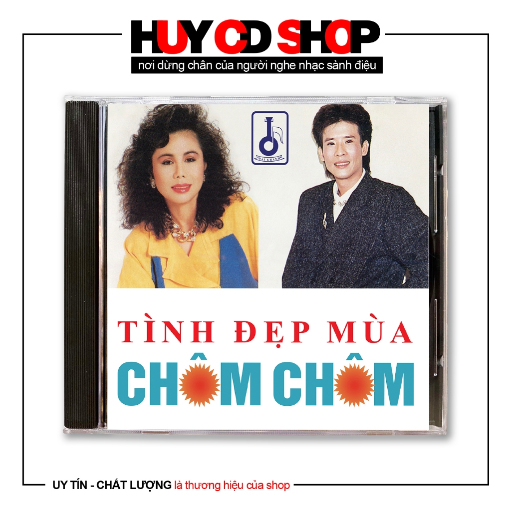 Đĩa CD Tình đẹp mùa chôm chôm Nhạc vàng trữ tình Bolero Đĩa lòng Trắng Chất Lượng cao HUY CD ...