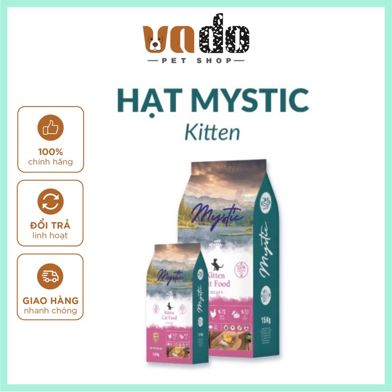 [1.5kg] Hạt Mystic kitten - thức ăn cho mèo con thơm ngon, dinh dưỡng ...