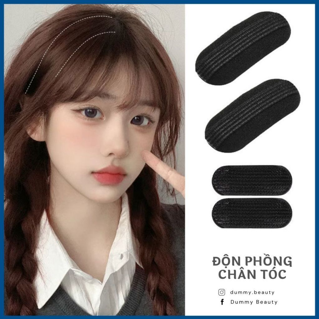 Dummy Beauty Set 2 Kẹp độn phồng cho mái tóc dày và tóc mỏng | Shopee ...