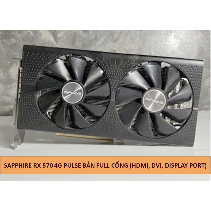 Card Màn Hình Asus ROG STRIX RX 570 4G | Shopee Việt Nam