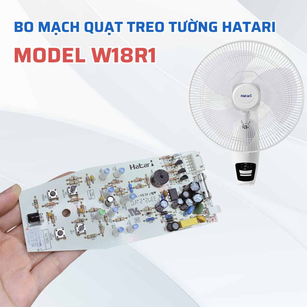 Bo Mạch Quạt Treo Tường HATARI Model W18R1 Chuẩn Theo Quạt | Shopee ...