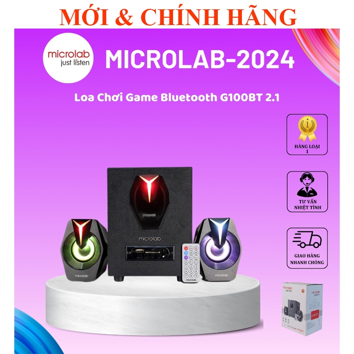 Loa vi tính Microlab Chất lượng tốt Âm thanh hay M-108BT M-108 M-106BT ...