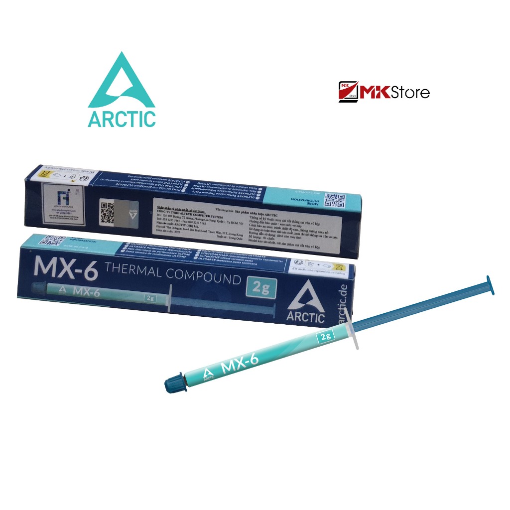 ARCTIC MX6 2g / 4g / 8g Keo tản nhiệt cho Laptop | PC / GPU | CPU MKStore | Shopee Việt Nam