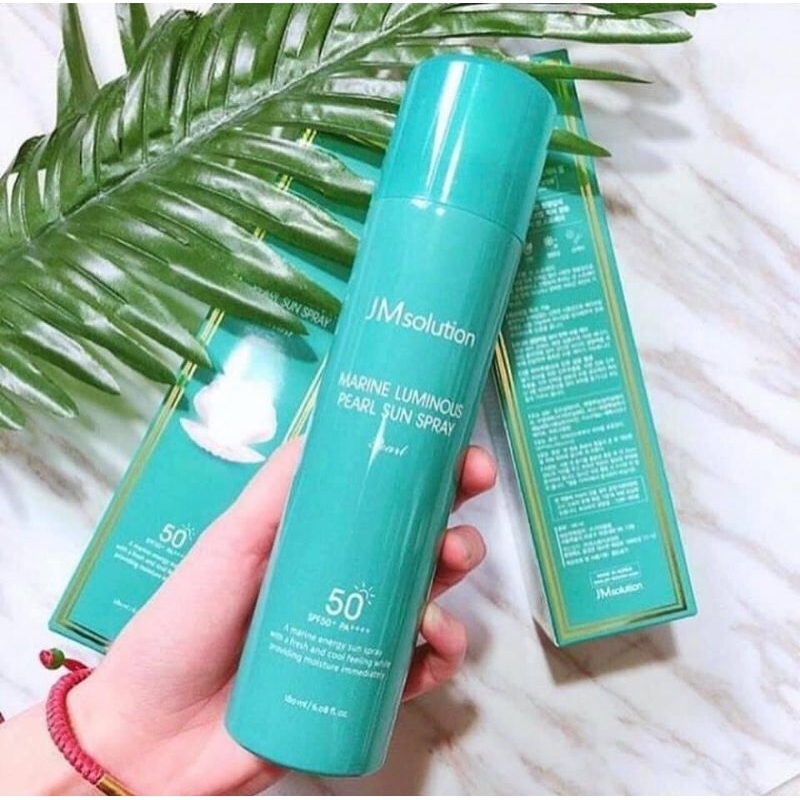 (Chính hãng) Xịt chống nắng JM Solution màu xanh SPF 50 PA ++++ 180ML ...