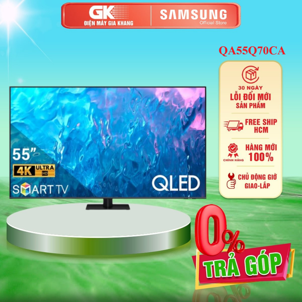 QA55Q70CA - Smart Tivi QLED 4K 55 inch Samsung QA55Q70CA - Bảo Hành Chính Hãng - Giao Hàng Toàn ...