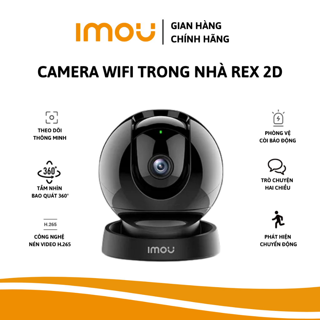 Camera IMOU Trong Nhà REX 2D 5MP Xoay 360 Nhận Diện Người Đàm Thoại 2 ...