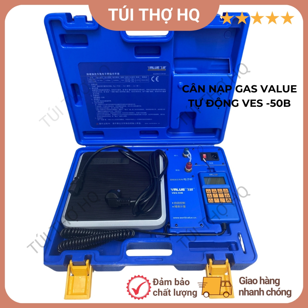 Bàn cân nạp ga điện tử ngắt tự động VALUE VES-50B 50Kg chuẩn hàng chính hãng VALUE | Shopee Việt Nam