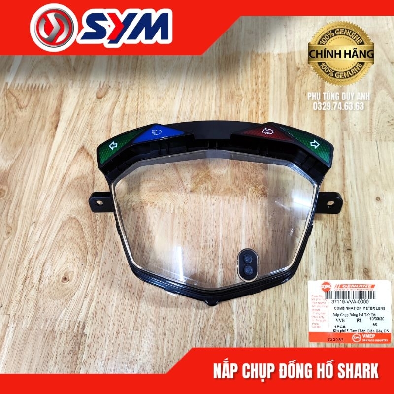 Nắp chụp đồng hồ dùng cho xe máy Shark. Kiếng đồng hồ xe tay ga Shark ...