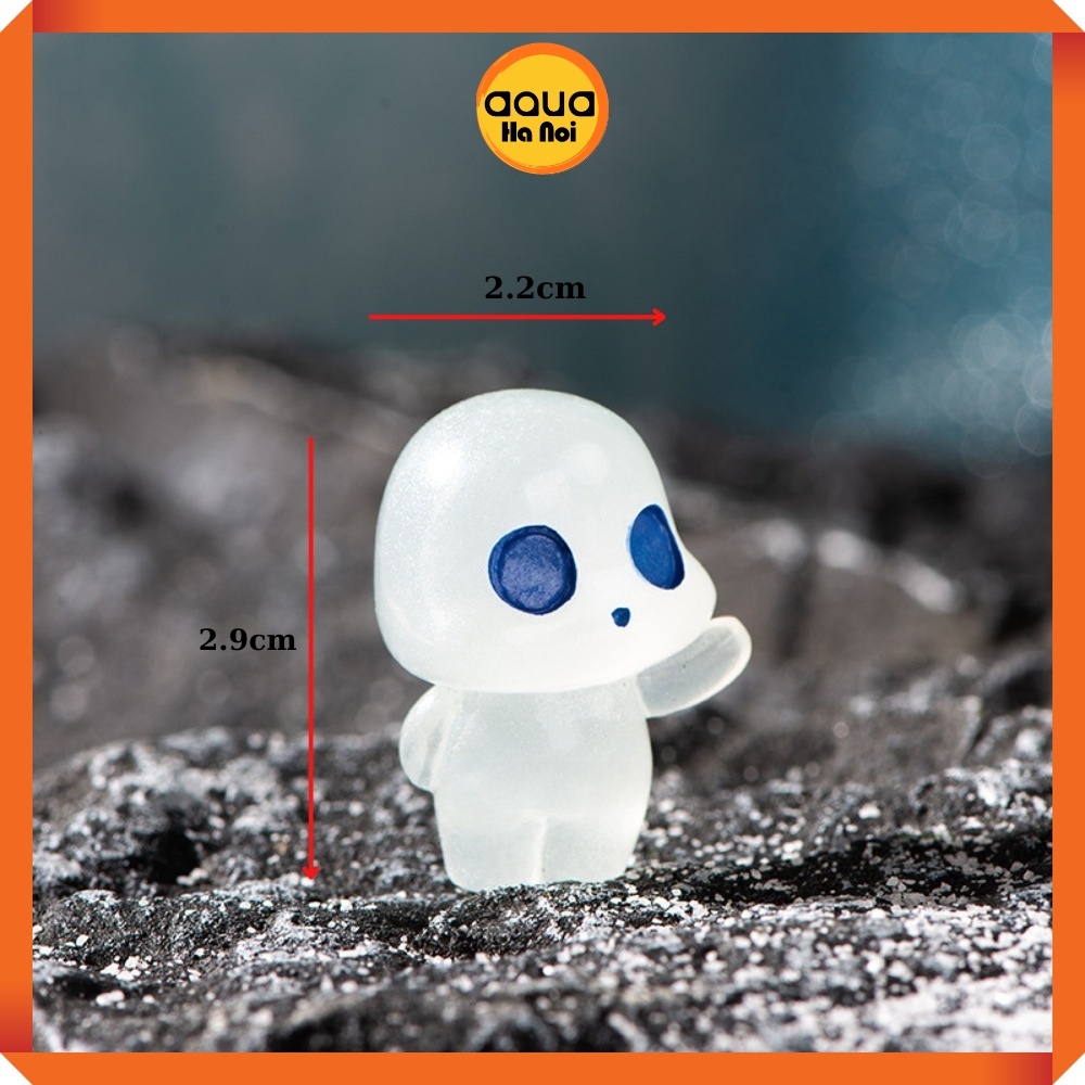 Mô hình mộc thần linh Kodama mini trang trí tiểu cảnh, sen đá ...