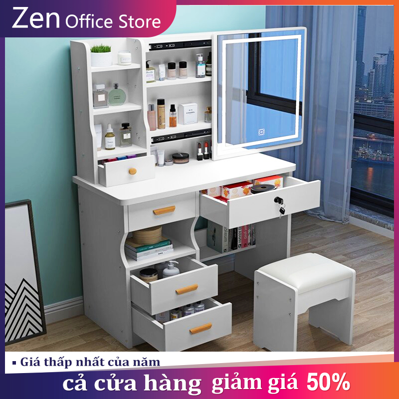 ZEN Bàn trang điểm bàn trang điểm có ngăn kéo | Shopee Việt Nam
