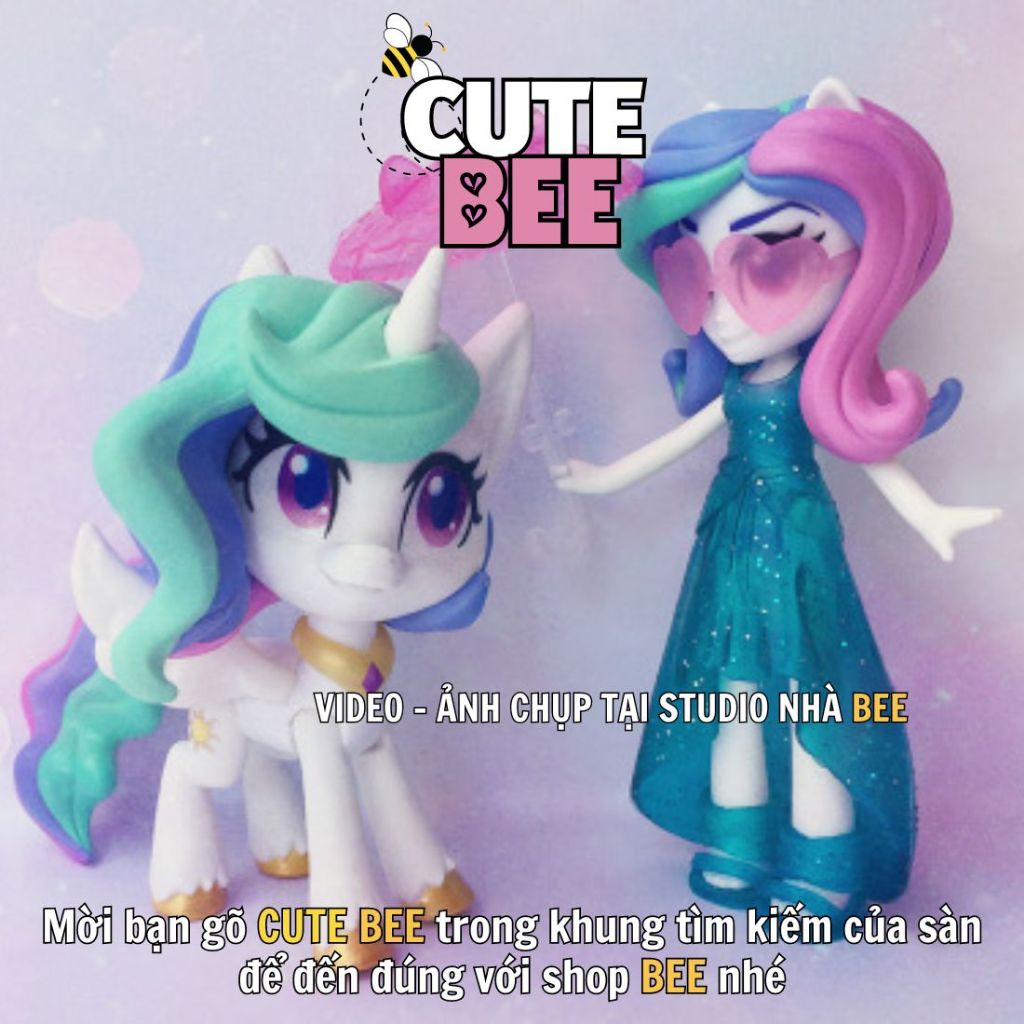 Búp bê My Little Pony Công chúa Fluttershy kèm phụ kiện và thú cưng chủ ...