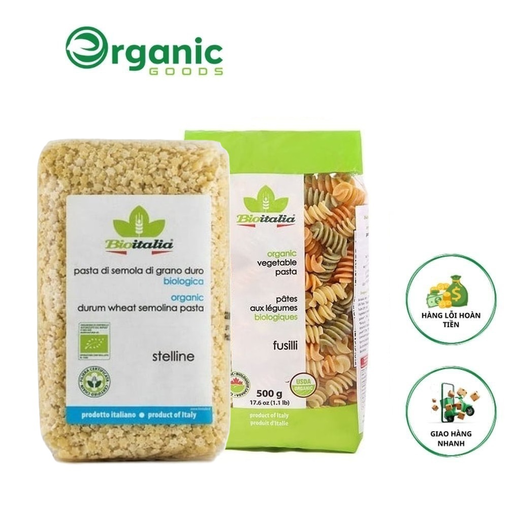 NUI SAO / XOẮN RAU HỮU CƠ BIOITALIA 500G | Shopee Việt Nam