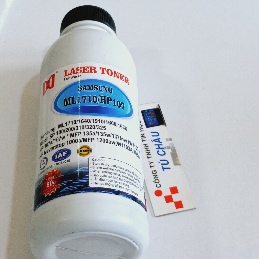 Mực in Laser Toner Samsung ML1710, HP 107A, 103A, 104A, Ricoh SP 100 ...