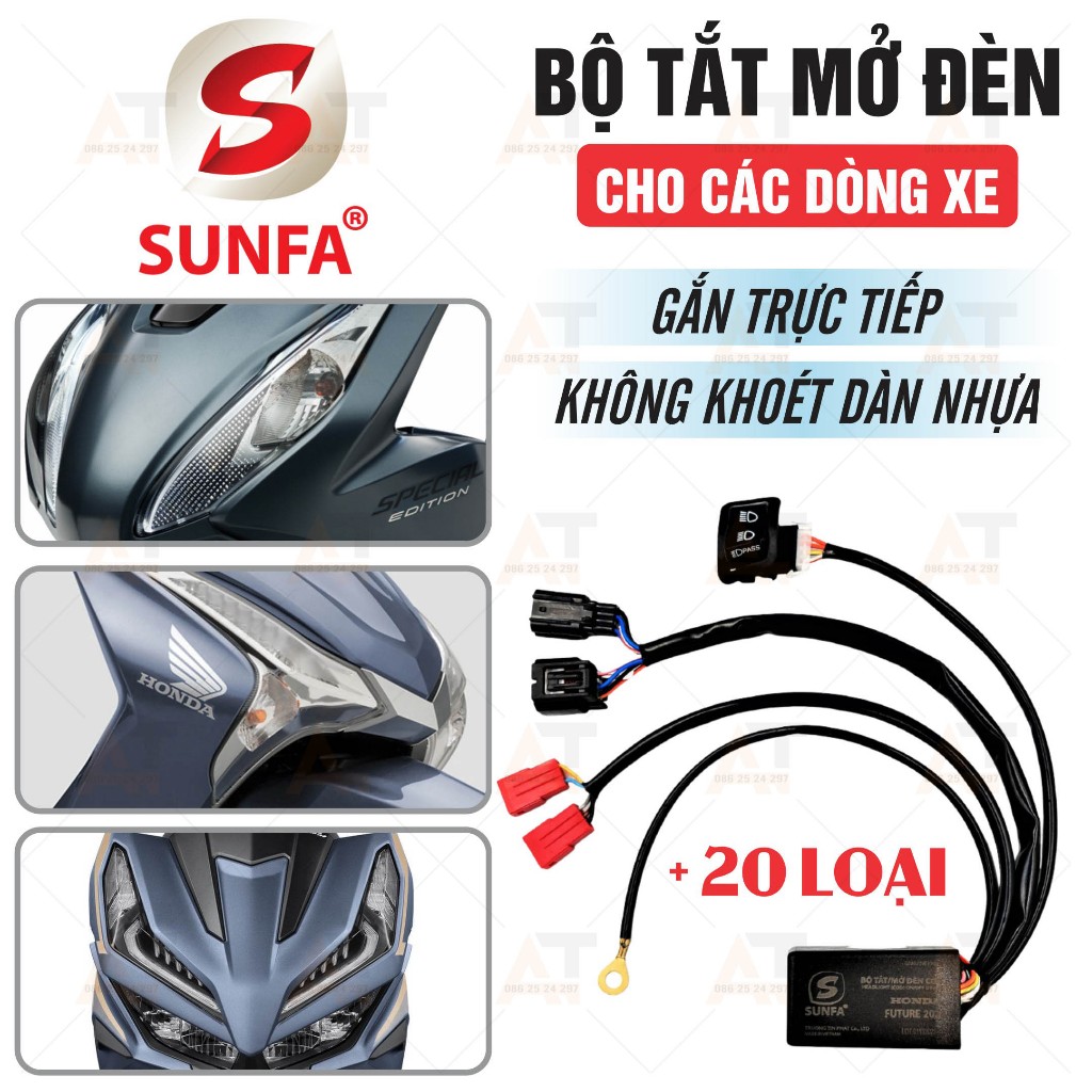 Bộ mạch tắt mở đèn xe máy cao cấp cho nhiều dòng xe đời mới - SUNFA ...
