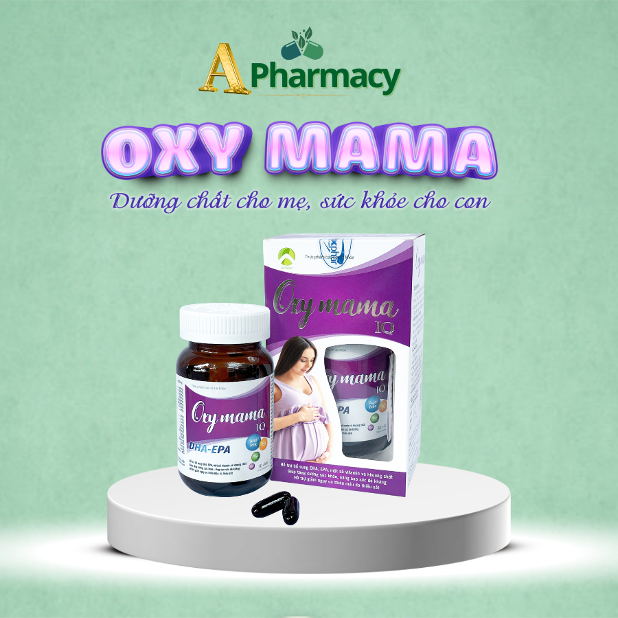 Viên sắt OXY MAMA - BỔ SUNG DINH DƯỠNG CHO MẸ - Hộp 30 viên - AN DƯỢC ...