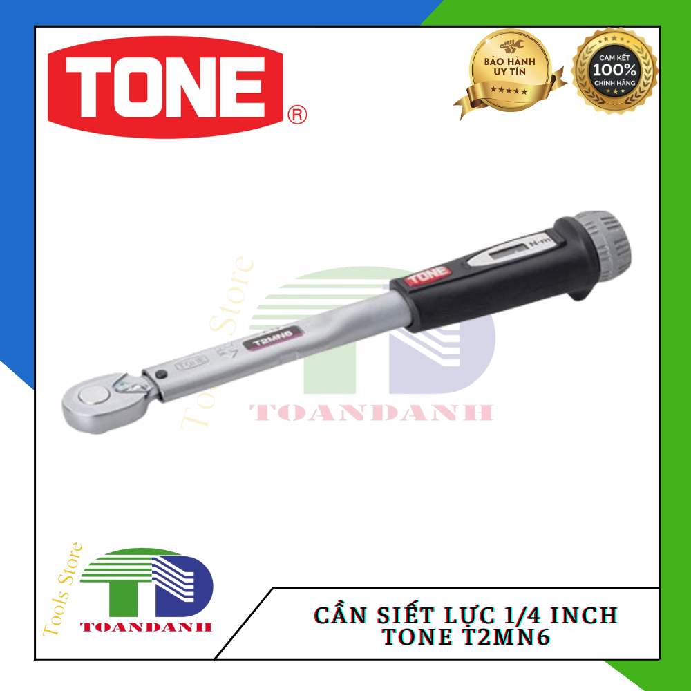 [CHÍNH HÃNG] Cần siết lực 1 ~ 6 Nm 1/4 Inch Tone T2MN6 | Shopee Việt Nam