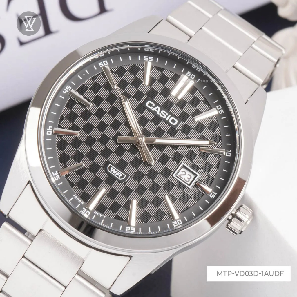 Đồng Hồ Nam CASIO MTP-VD03 Quartz Mặt Kính Khoáng 41mm Dây Và Vỏ Thép ...
