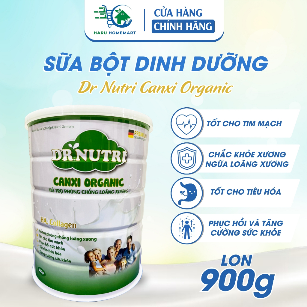 Sữa Bột Dinh Dưỡng Dr Nutri Canxi Organic Thay Thế Bữa Ăn Phụ Bổ Sung Vi Chất Dinh Dưỡng Chắc ...