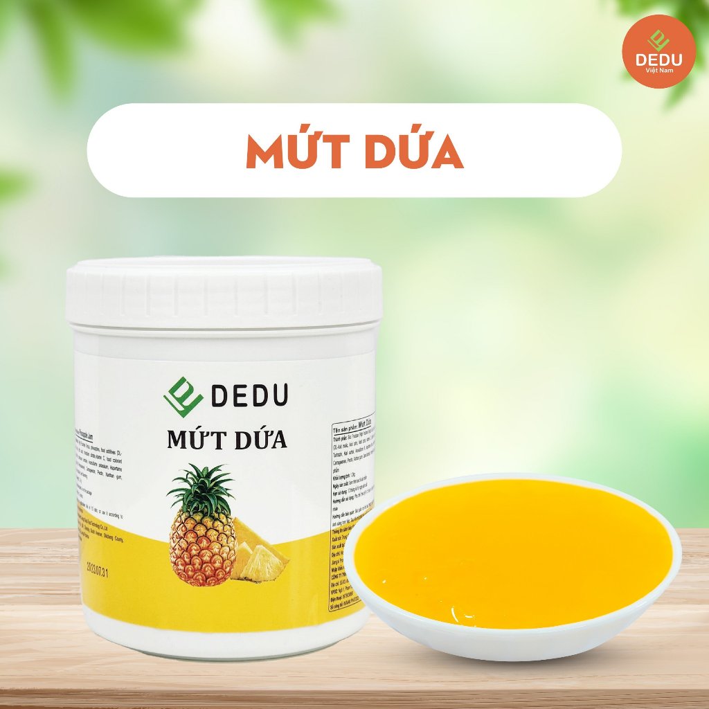 Mứt Dứa DEDU 1,2kg | Shopee Việt Nam
