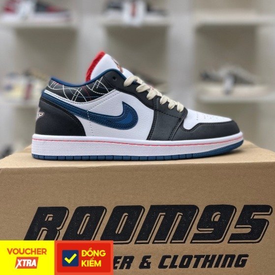 Giày thể thao sneaker ( JD_392 ) - JD 1 Low ‘White Industrial Blue ...