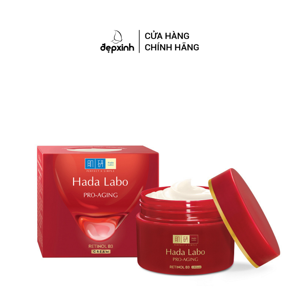 Kem dưỡng cải thiện dấu hiệu lão hóa Hada Labo Pro-Aging Retinol B3 ...