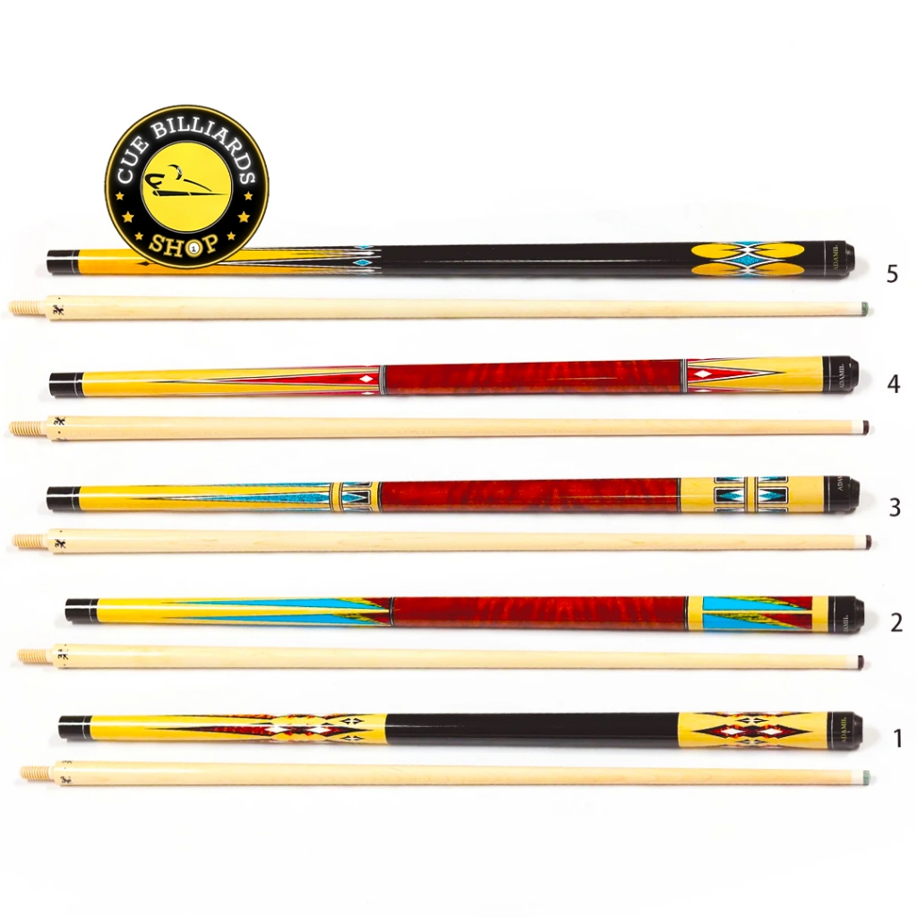 Cơ Bida Adam V2 - Ren Uniloc (Tặng Bao cơ + Ren bảo vệ) [Cue Billiards ...